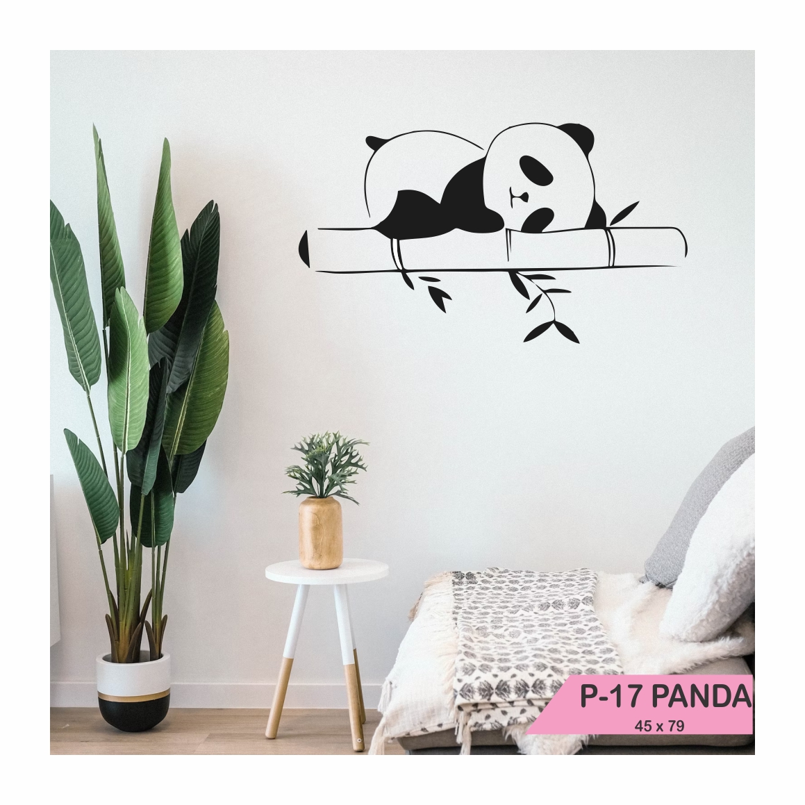 Vinilo decorativo P-17 PANDA – Susana Coenda